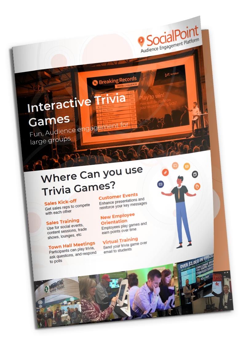 Interactive Trivia Game Brochure